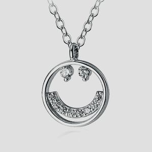 Jewelry | Simplistic Smiley Face Pendant Necklace | Poshmark